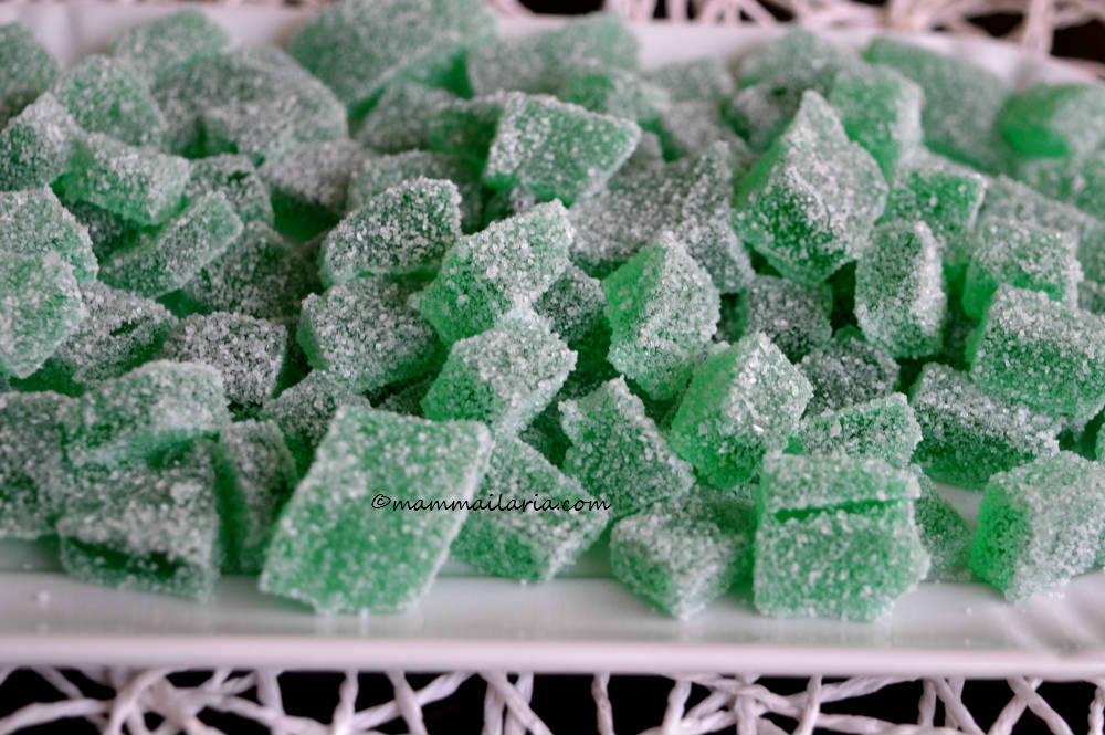 Caramelle gommose alla menta - Ilaria Zizza